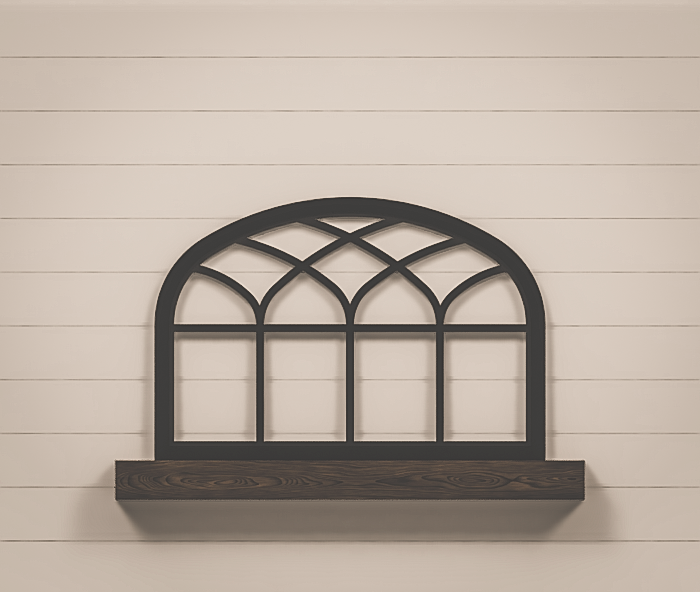 Arched Window Frame - Church Window Arch - Heirloom Collection - 27x40 ...