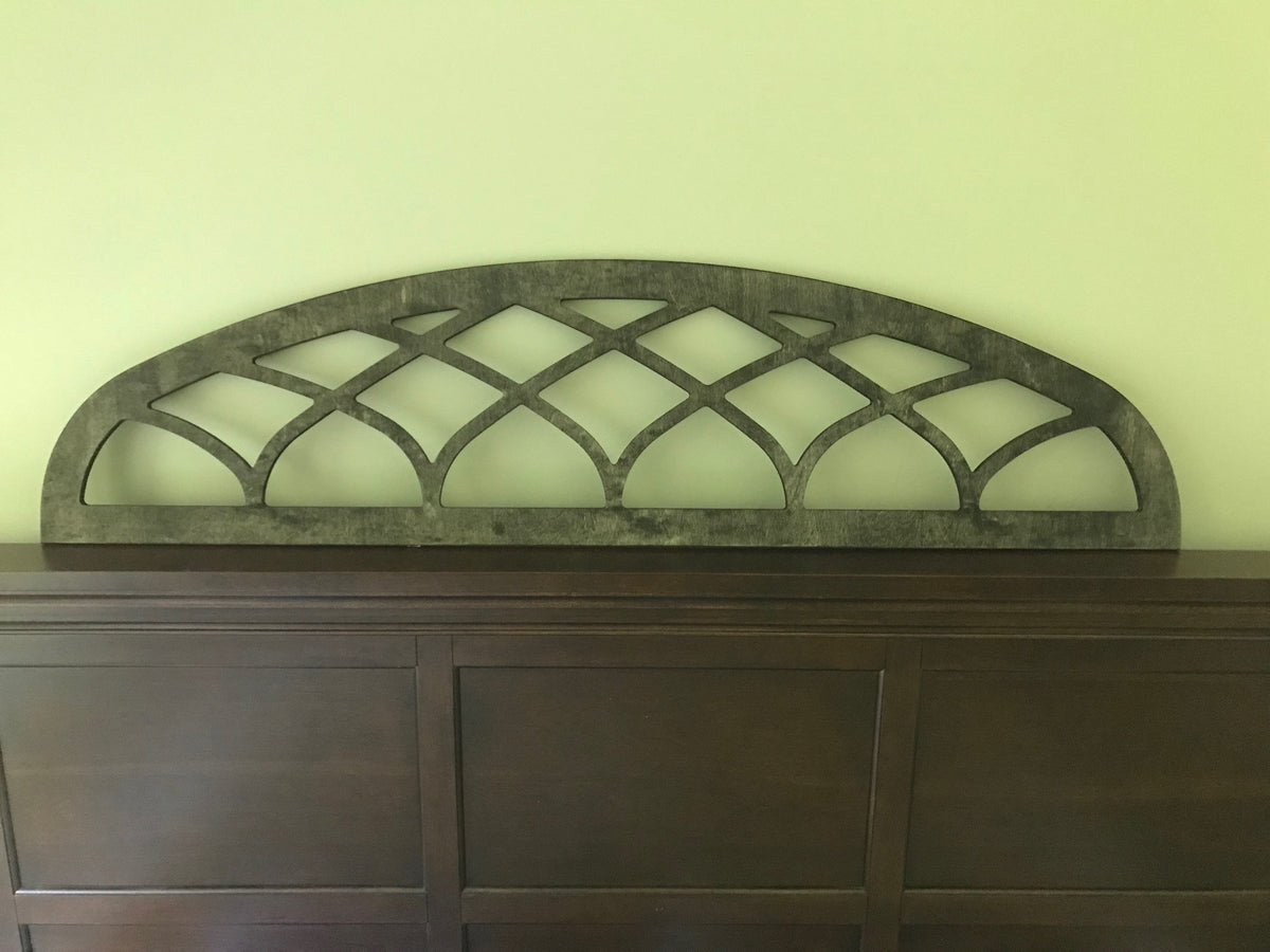 Arched Window Frame - Half Arch Window - LARGE 15x60 – Custom Cut By Design